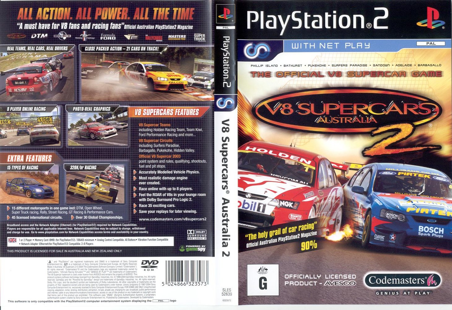 CAIU: COVERS DVDS PS2 ( V )